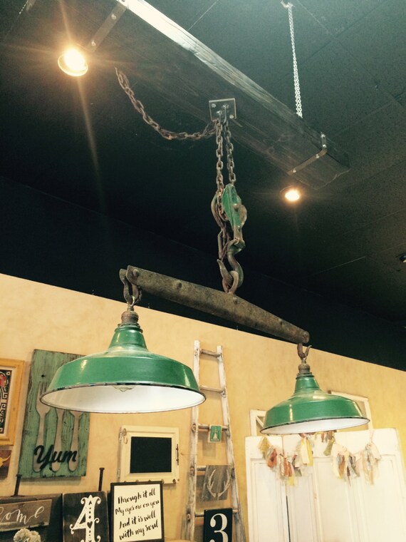 Items similar to Vintage Hanging Light Fixture on Etsy