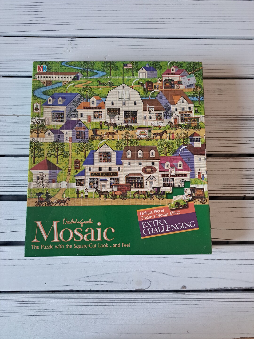 Mosaic Puzzle Charles Wysocki Jigsaw Puzzle Milton Bradley 1978 Vintage ...