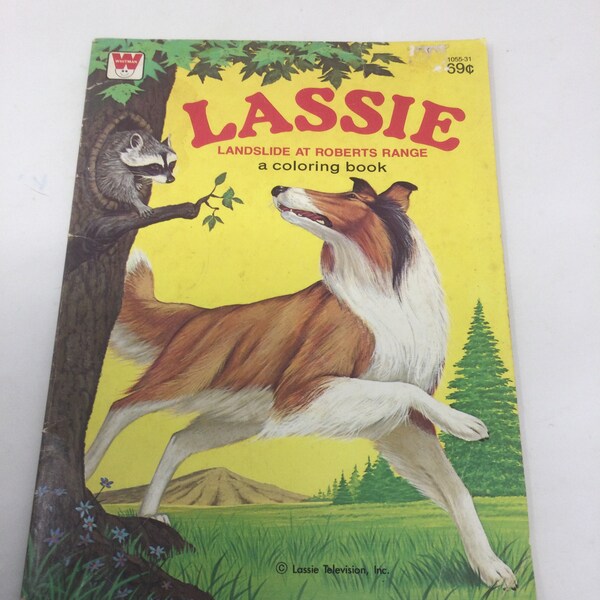 Lassie Coloring Book - Etsy
