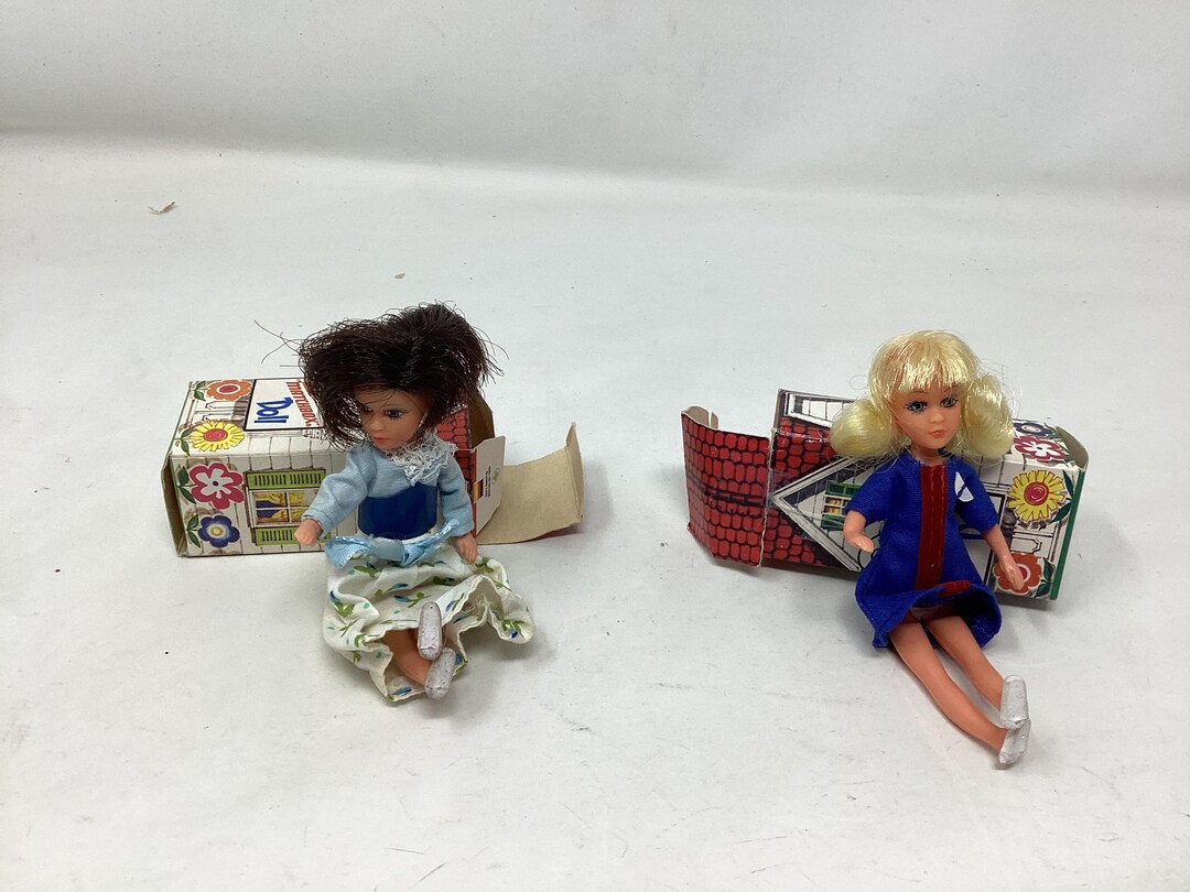 Pair of “ Miss Matchbox” Dolls in Original Boxes - Etsy