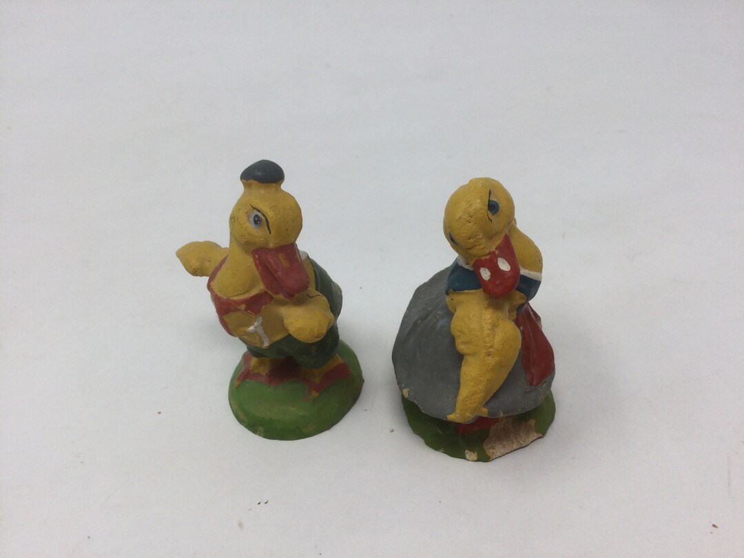 Circa 1930s German Hand Painted Composition Dancing Ducks - Etsy