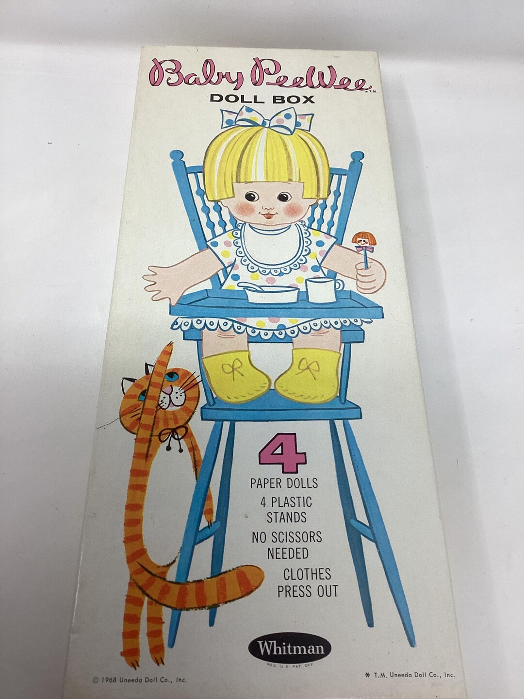 1968 Baby Peewee Paper Doll Set - Etsy