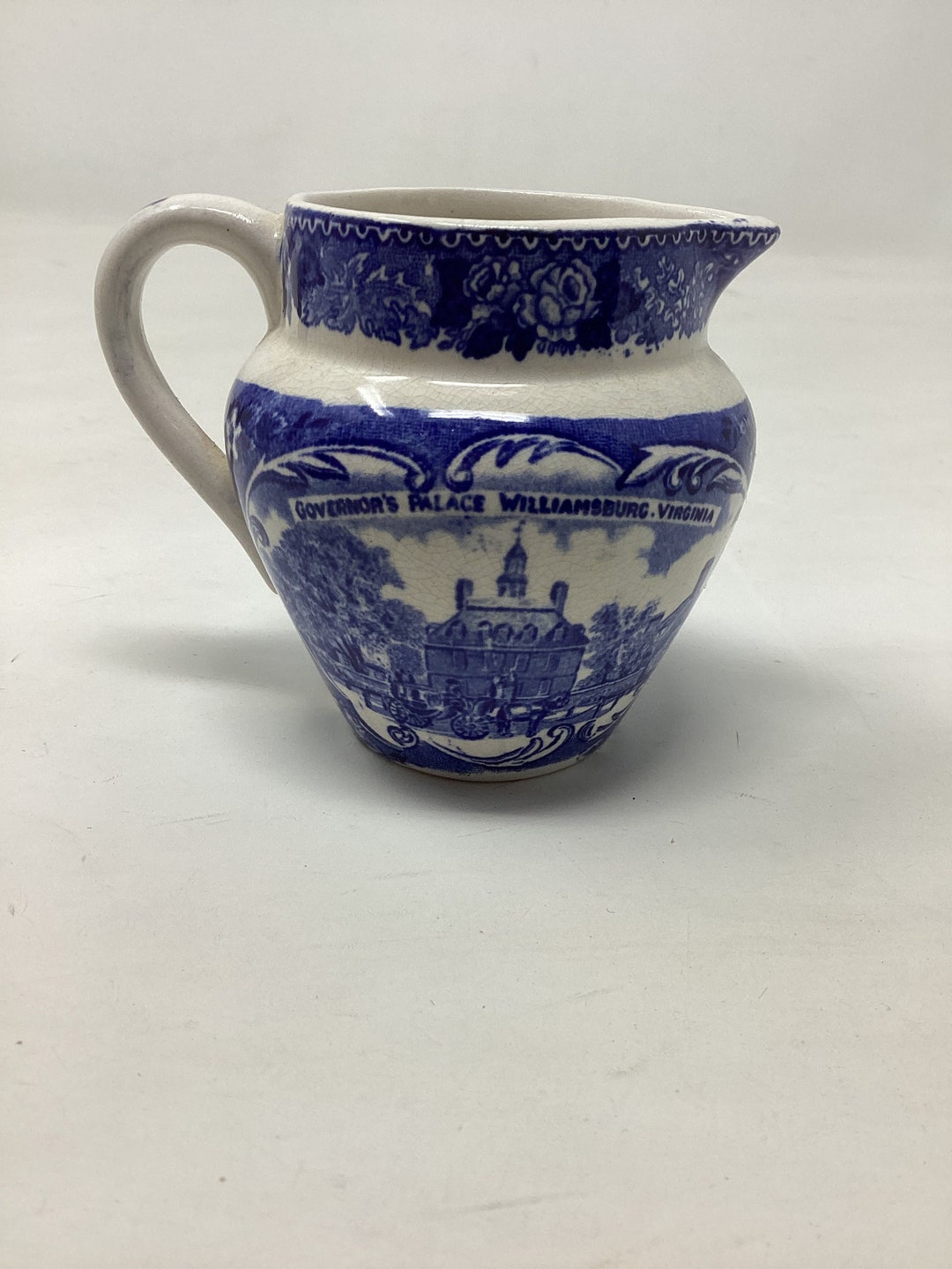 Adams Pottery Souvenir Creamer of Williamsburg, Virginia - Etsy