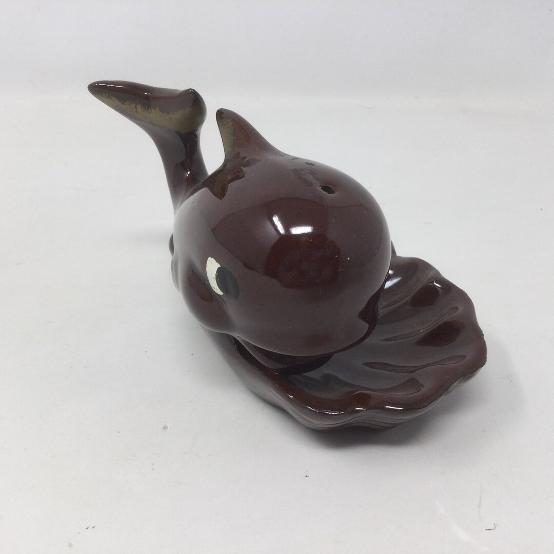 Red Ware Pottery Whale Ashtray - Etsy