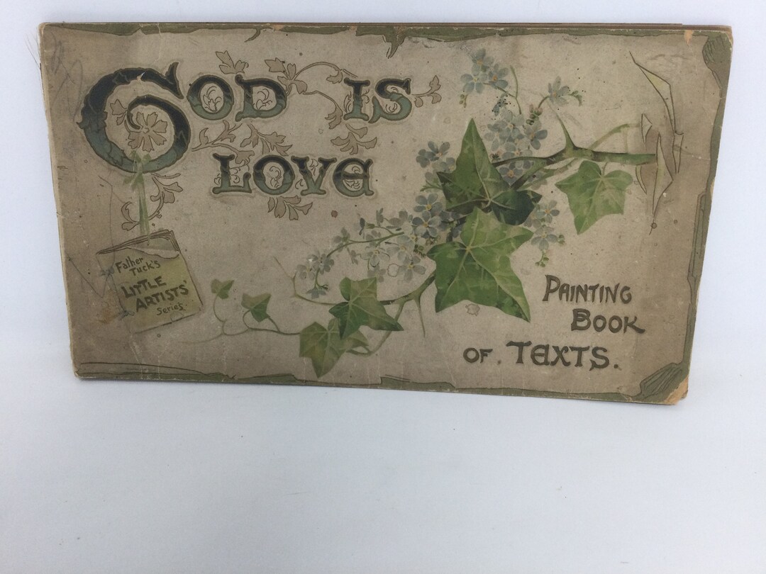 Late 19th Century Raphael Tuck & Sons God is Love Painting - Etsy