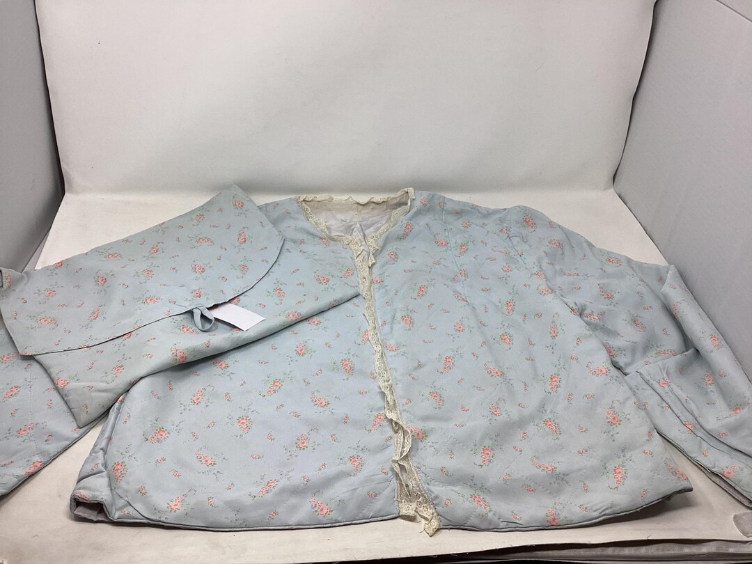 Ladies Sleep Jacket With Matching Bag - Etsy