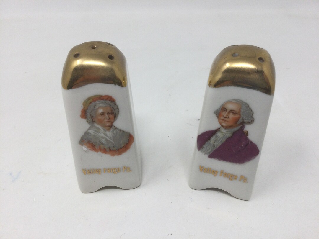 Pair of Circa 1930’s Valley Forge Souvenir Salt and Pepper Set - Etsy