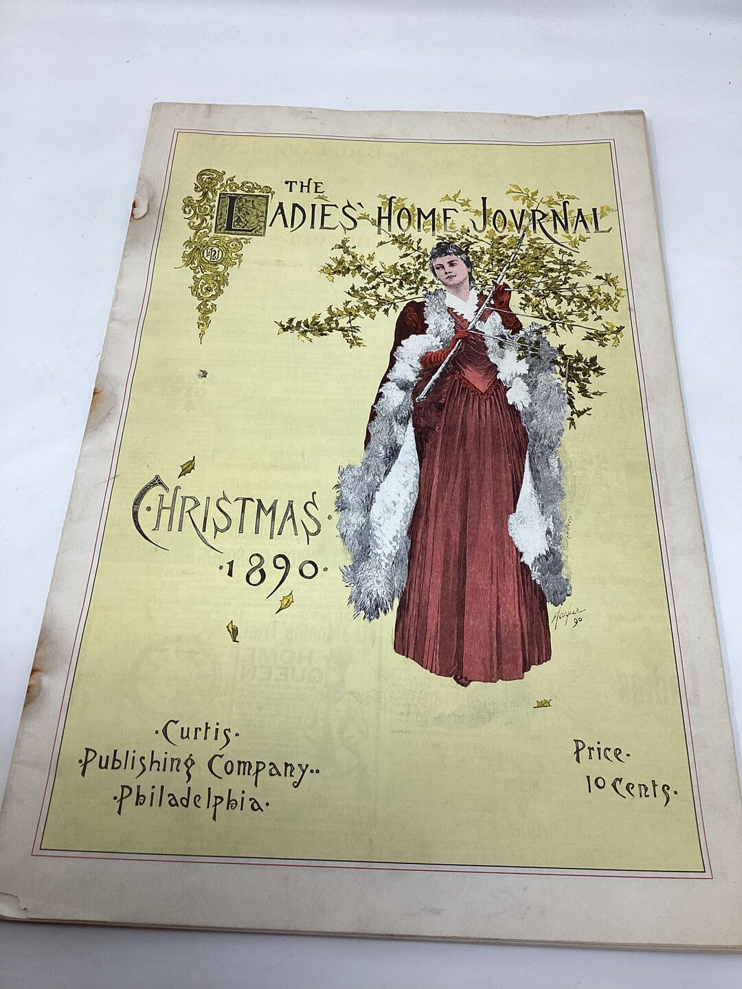 Christmas, 1890 Ladies Home Journal - Etsy