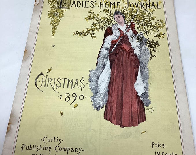 Christmas, 1890 “ Ladies Home Journal” - Etsy