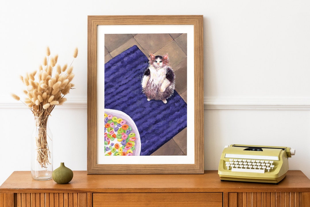 Brother May I Have Some Loops Meme Cat Wall Art - Etsy