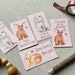 Printable Bunny Valentine Cards for Kids Rabbit Valentines | Etsy