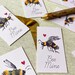 Printable Bee Valentines Bee Mine Valentines for Kids DIY Nature ...