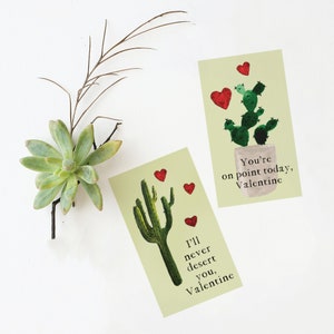 Succulent Valentines for Kids - Printable DIY Valentine's Day Cards for ...
