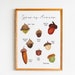 Types of Acorns Printable Wall Art Acorn Identification Art Print ...
