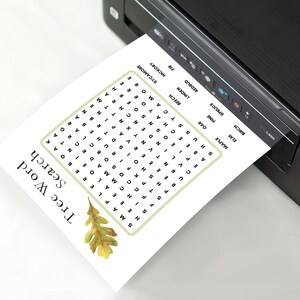 Printable Tree Word Search - Types of Trees Worksheet for Home Learning ...