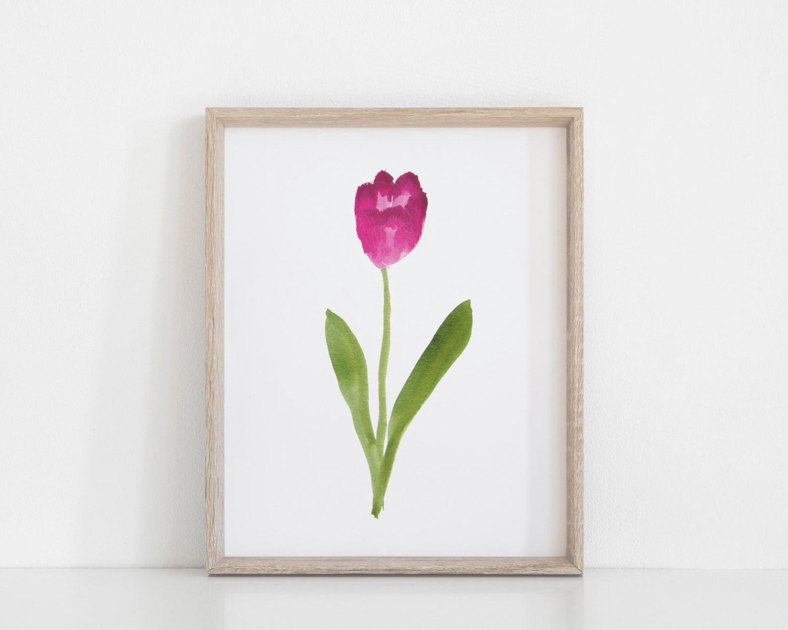 Printable Tulip Wall Art Collection Set of 3 Tulip Prints | Etsy