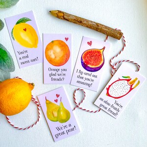 Printable Fruit Valentine Cards for Kids - Punny Valentine Cards - DIY ...