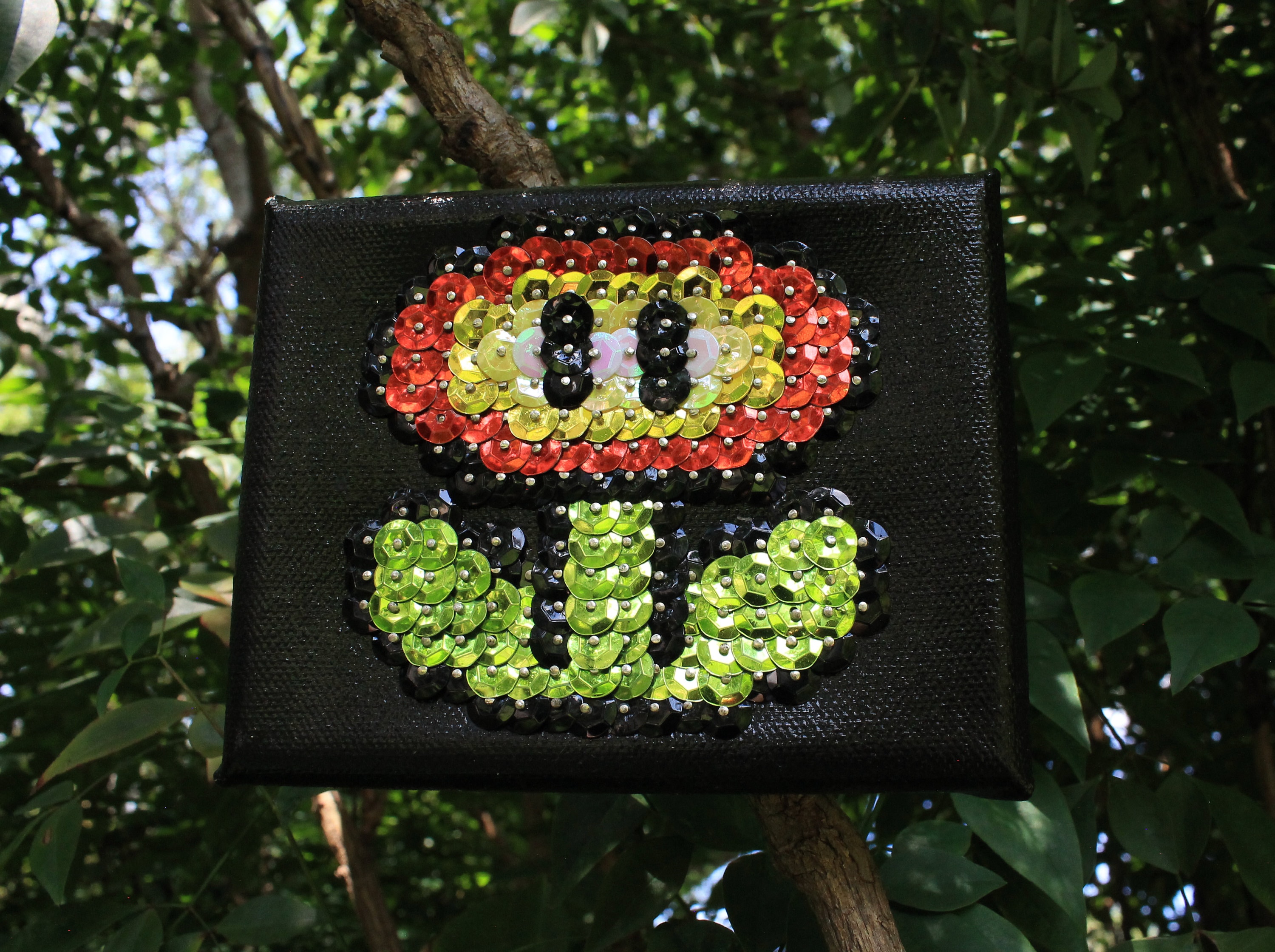 Fire Flower Power up Shimmering Pixel Art - Mario Fan Art - Etsy
