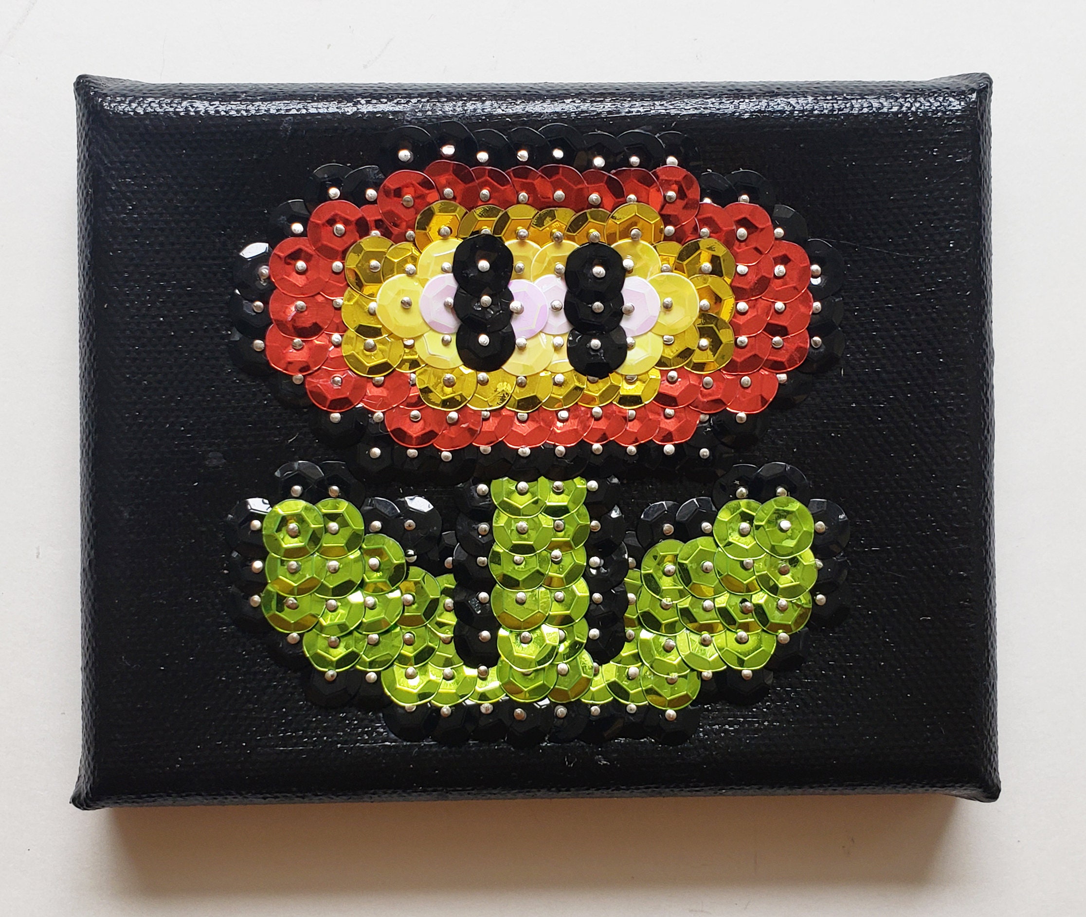 Fire Flower Power up Shimmering Pixel Art Mario Fan Art - Etsy