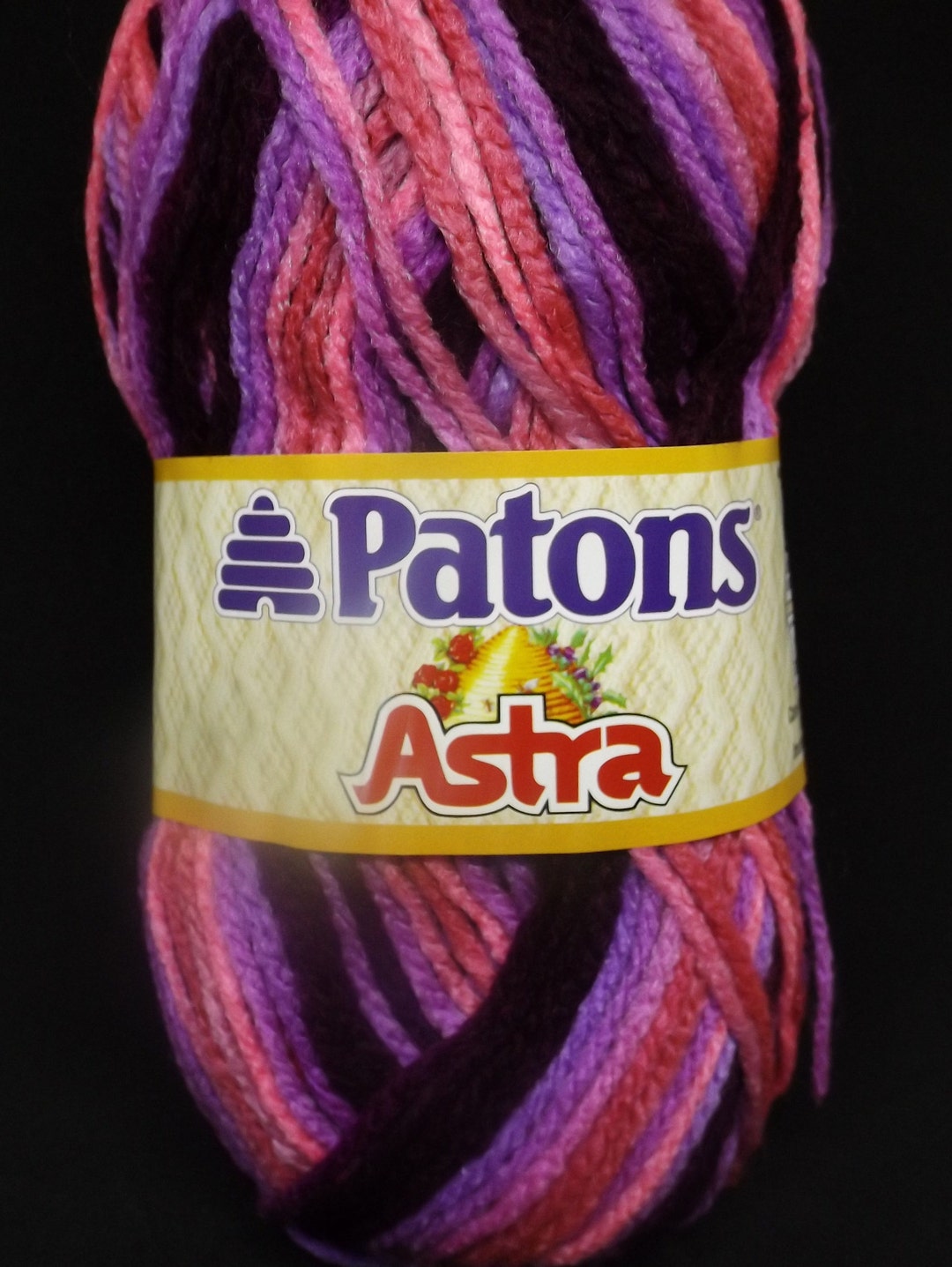 Patons Astra Yarn All That Girl 88412 3 Light 50 Grams/1.75 Ounces 133 ...