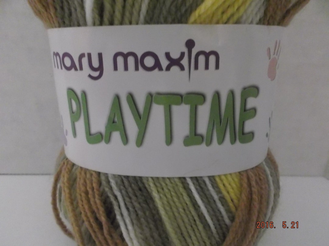 Mary Maxim Baby Playtime Yarn Colour: Sandbox variegated - Etsy