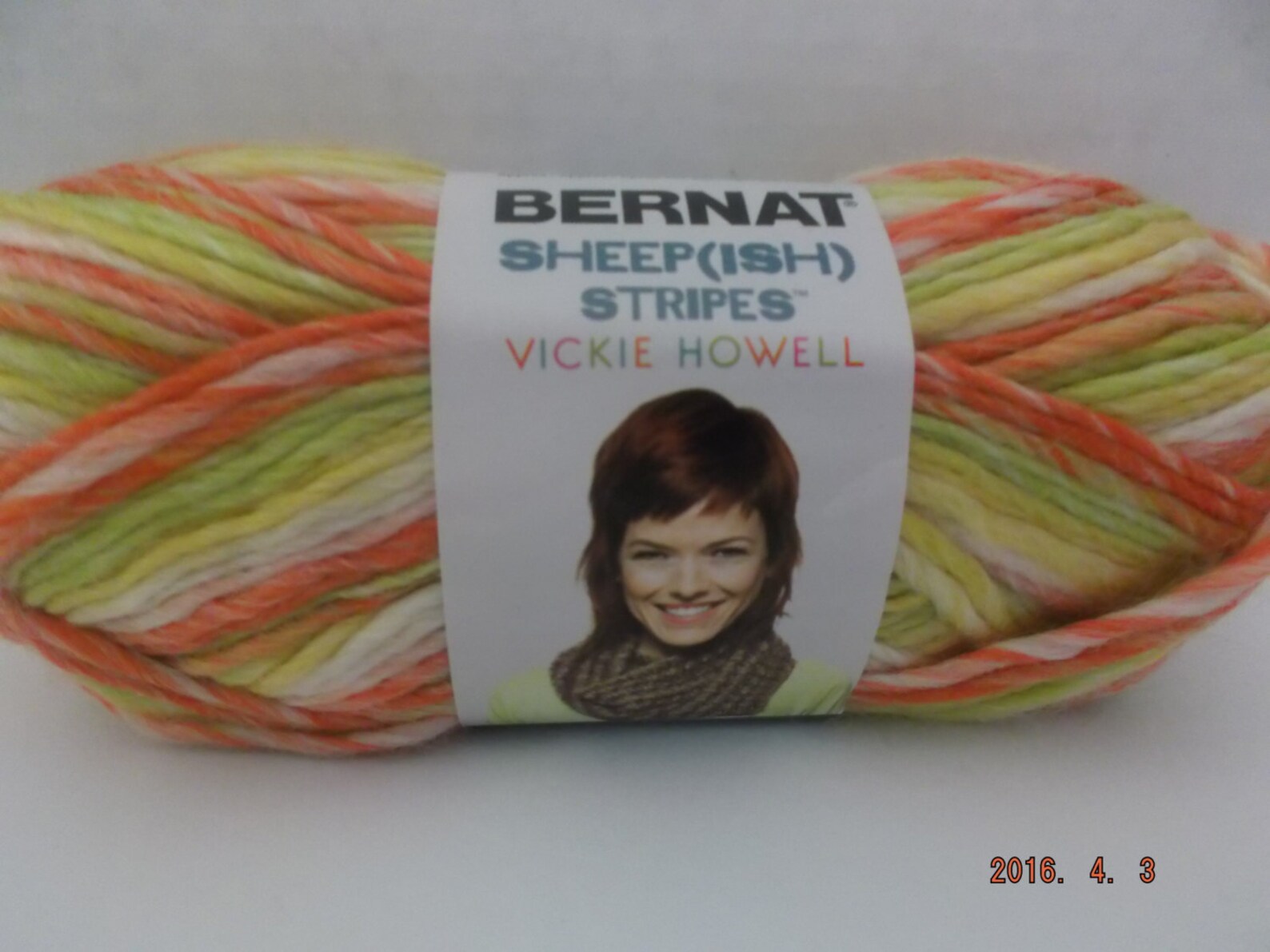 Bernat Sheepish Stripes Yarn Citrus Wool Blend 4 Medium - Etsy