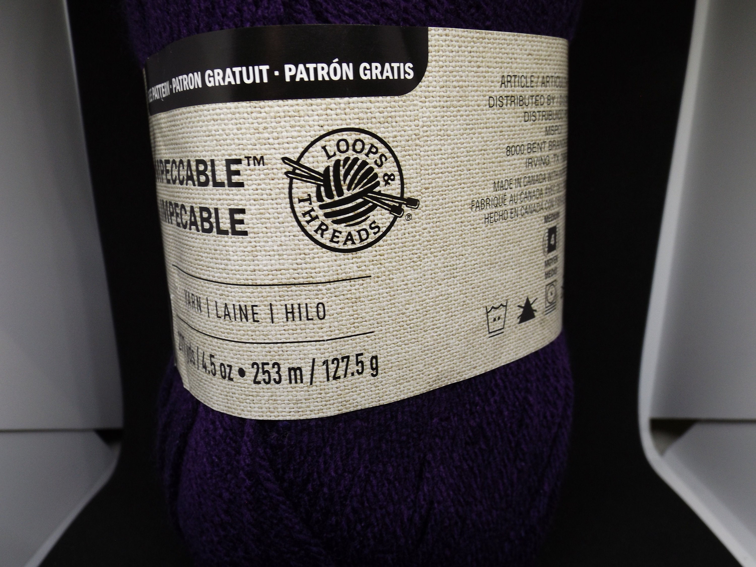 Impeccable Yarn Loops & Threads Colour 01310 Amethyst 4.5 | Etsy