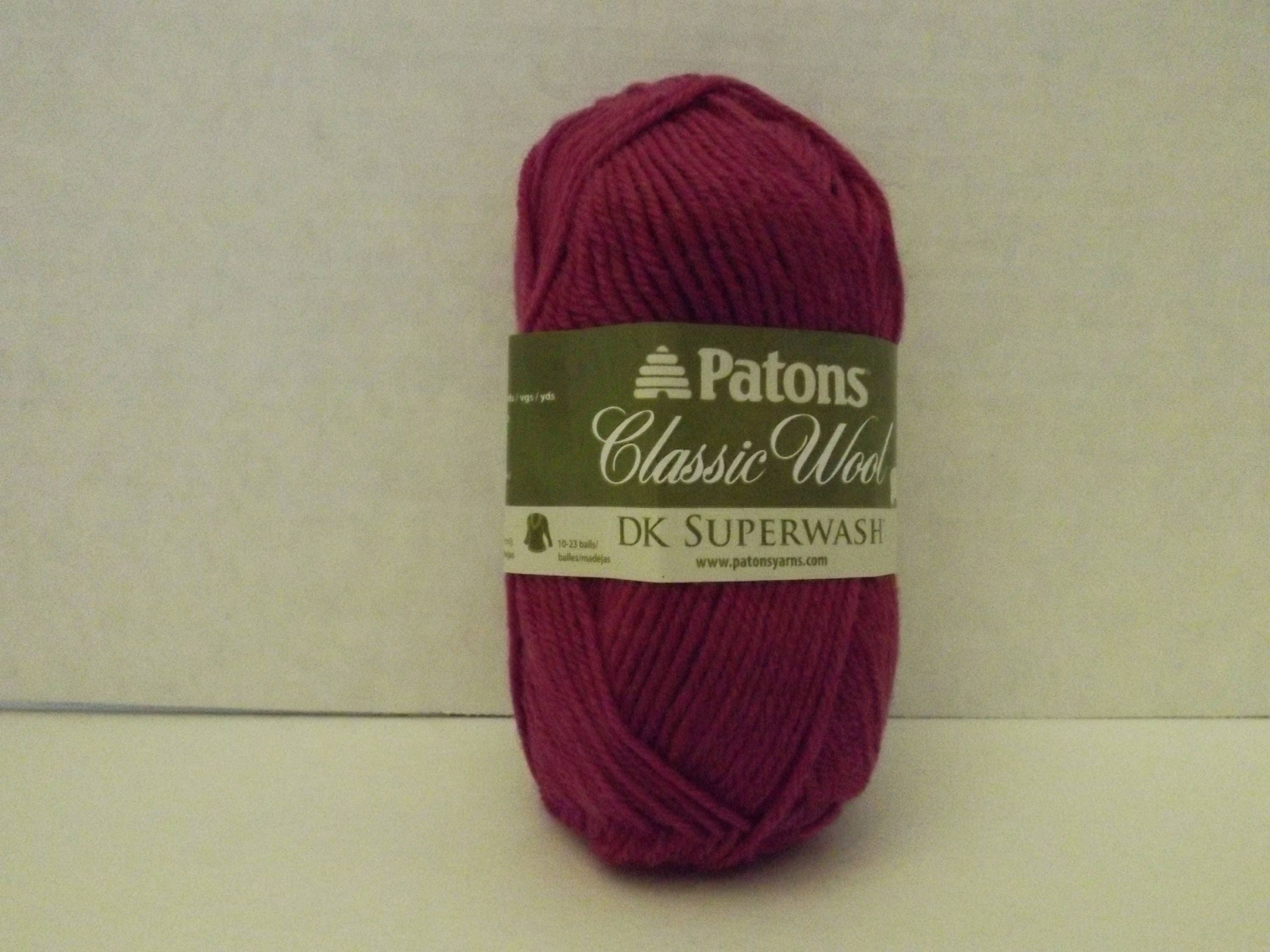 Patons Classic DK Superwash Wool 100% Wool Colour Magenta - Etsy Canada