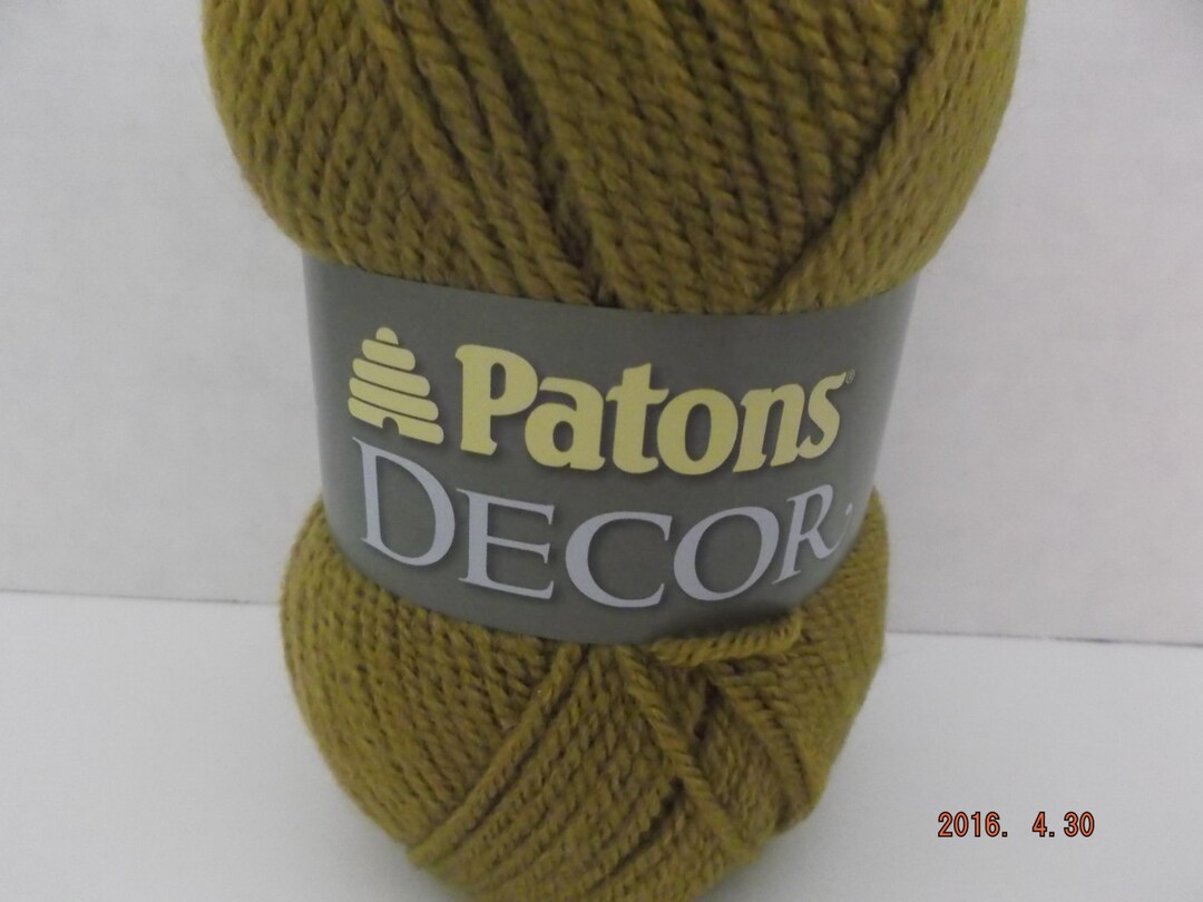 Patons Decor Yarn Wool Blend Honey 4 Medium - Etsy