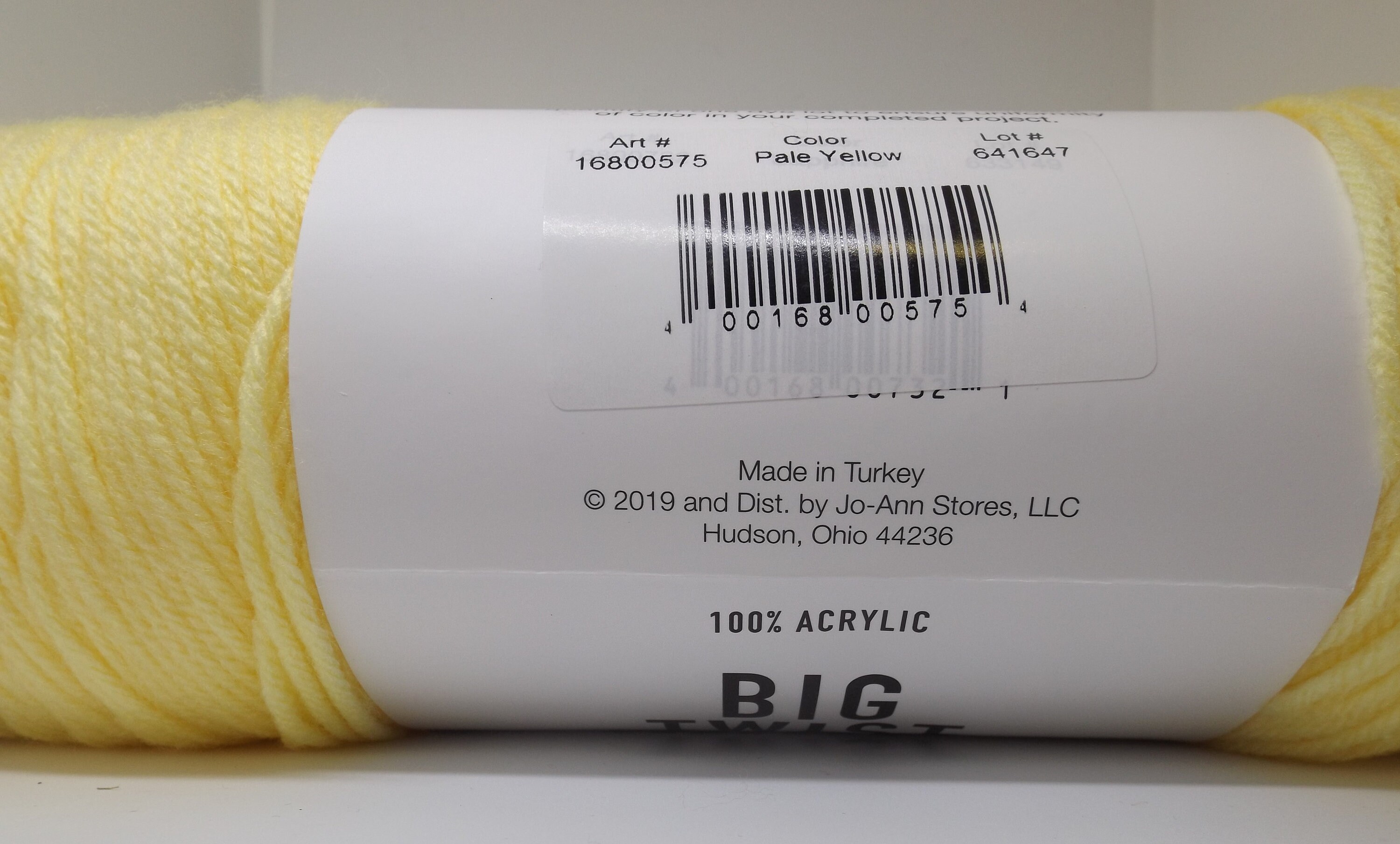 Big Twist Value Yarn Pale Yellow 4 Medium 170 - Etsy