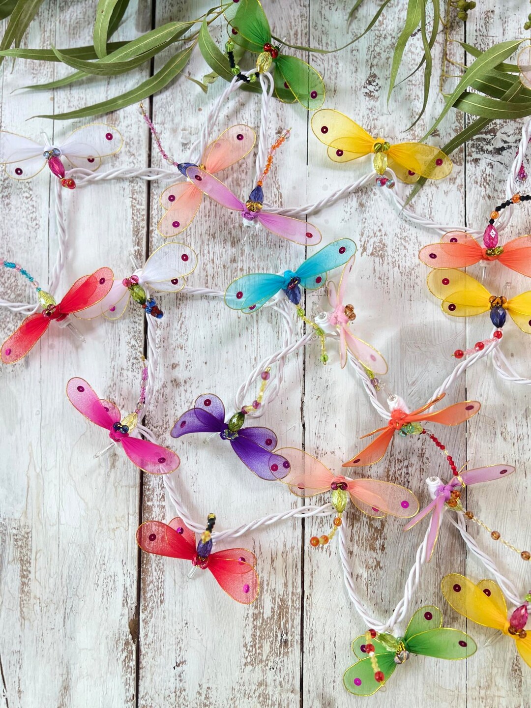 Colourful Dragonfly String Lights for Party and Decoration, Fairy ...