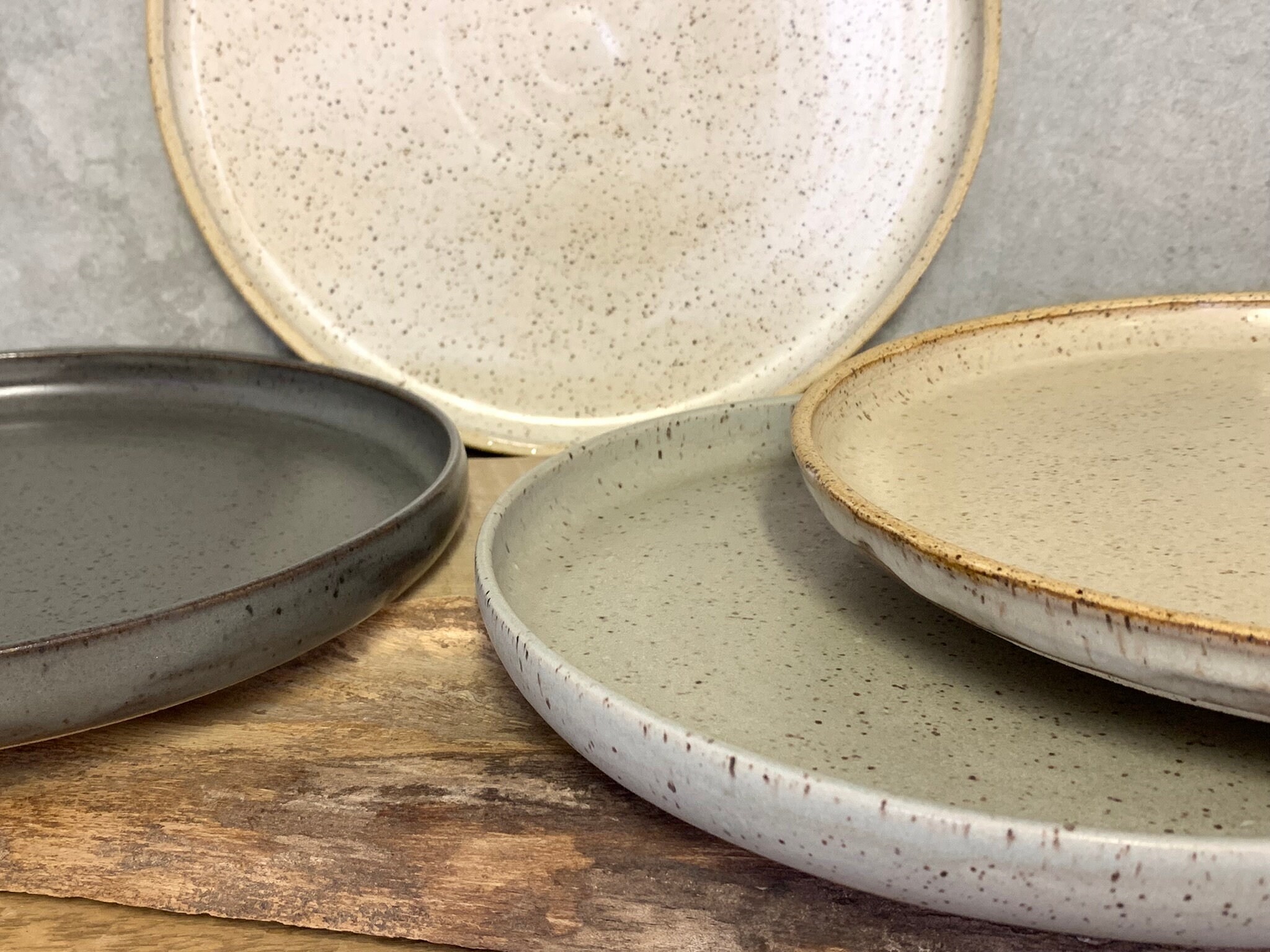Single Custom Made Dinner Plate in Your Choice of Glaze Colours - Etsy