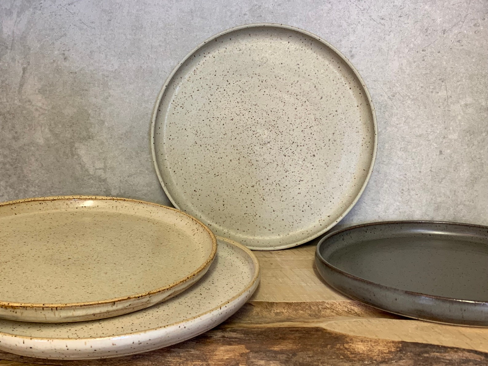 Single Custom Made Dinner Plate in Your Choice of Glaze Colours - Etsy