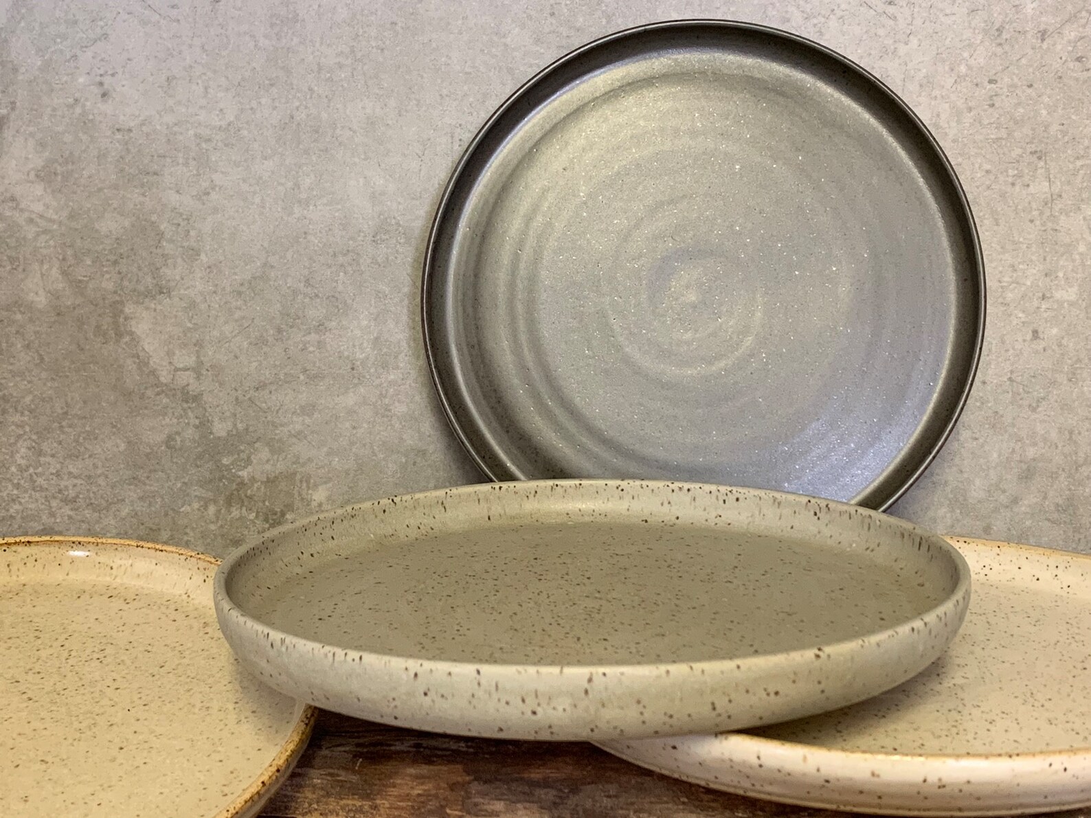 Single Custom Made Dinner Plate in Your Choice of Glaze Colours - Etsy