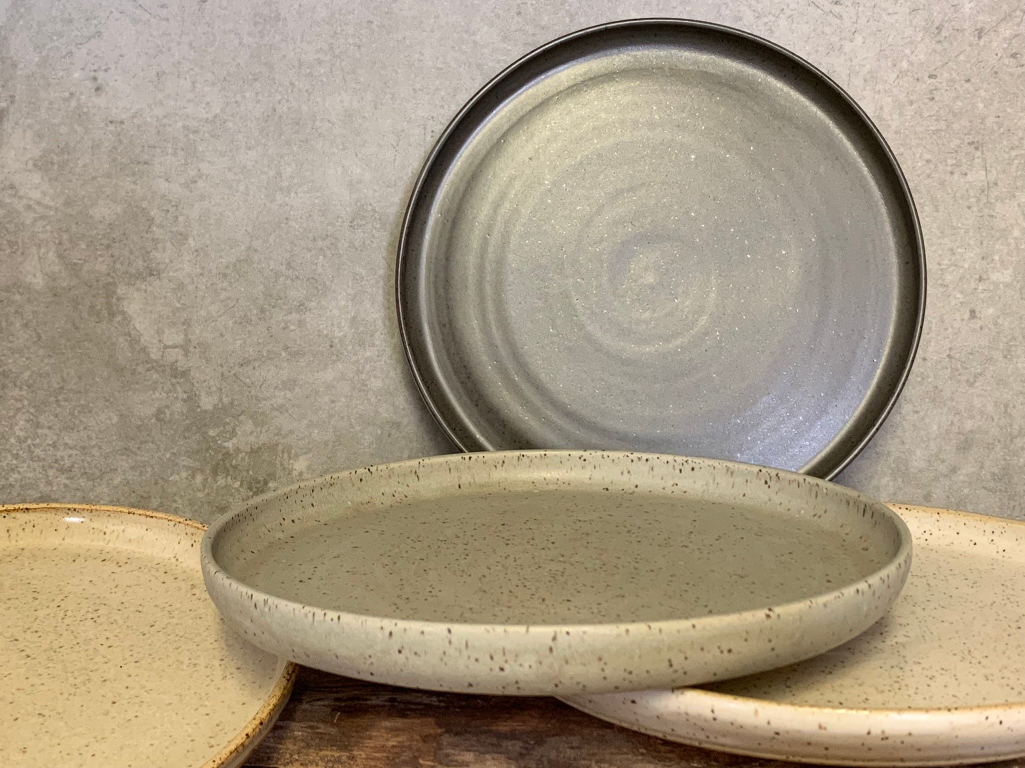 Single Custom Made Dinner Plate in Your Choice of Glaze Colours - Etsy