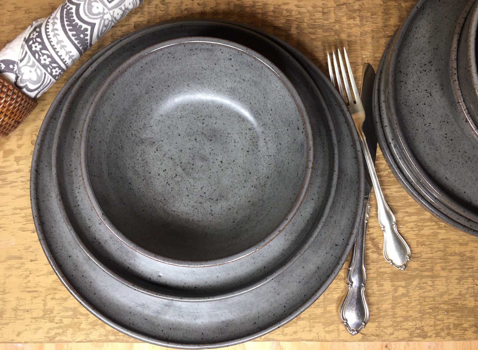 Made to Order Handmade 12 Piece Dinnerware Collection in Your Choice of ...