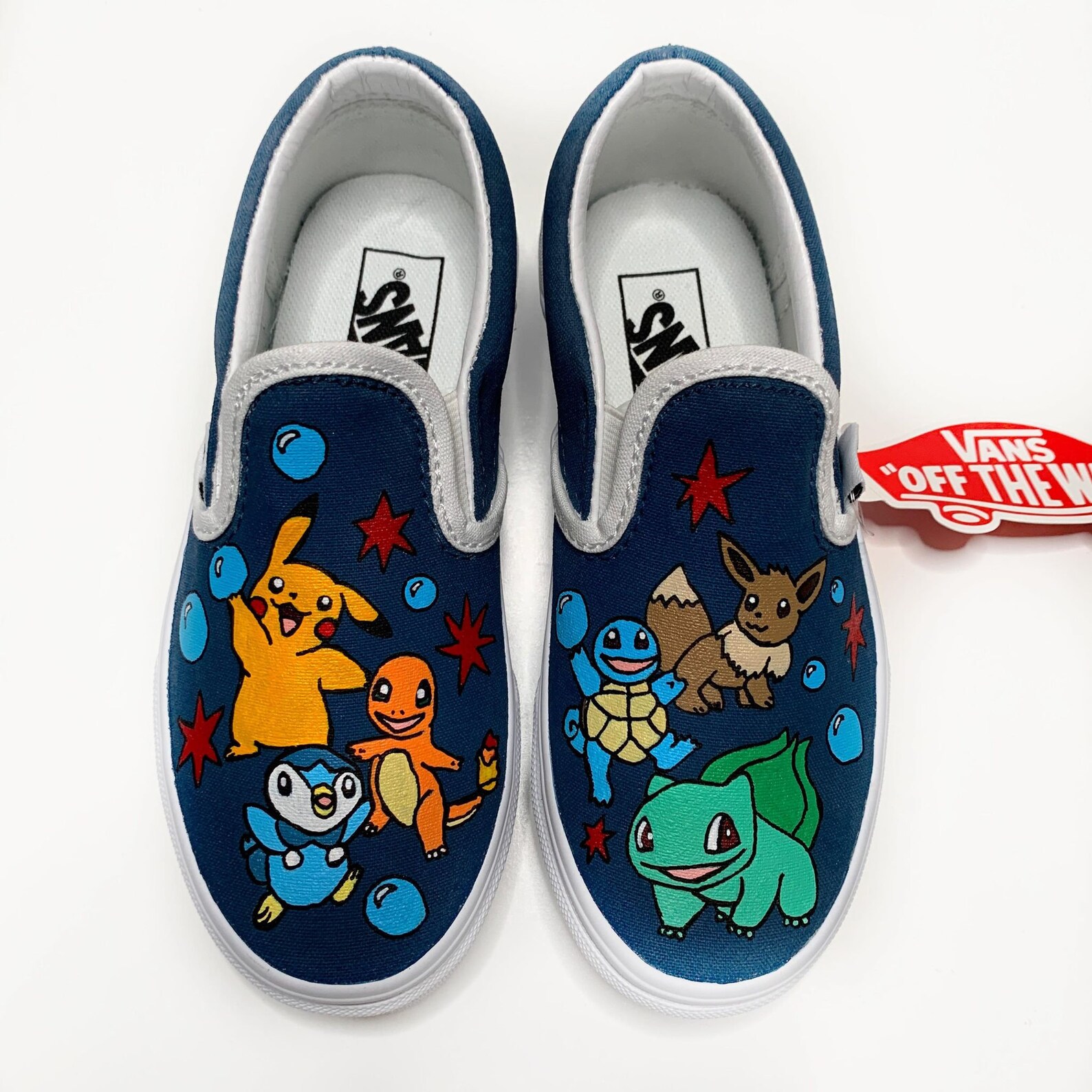 Custom Kids Pokemon Vans Shoes Toddler Pikachu | Etsy