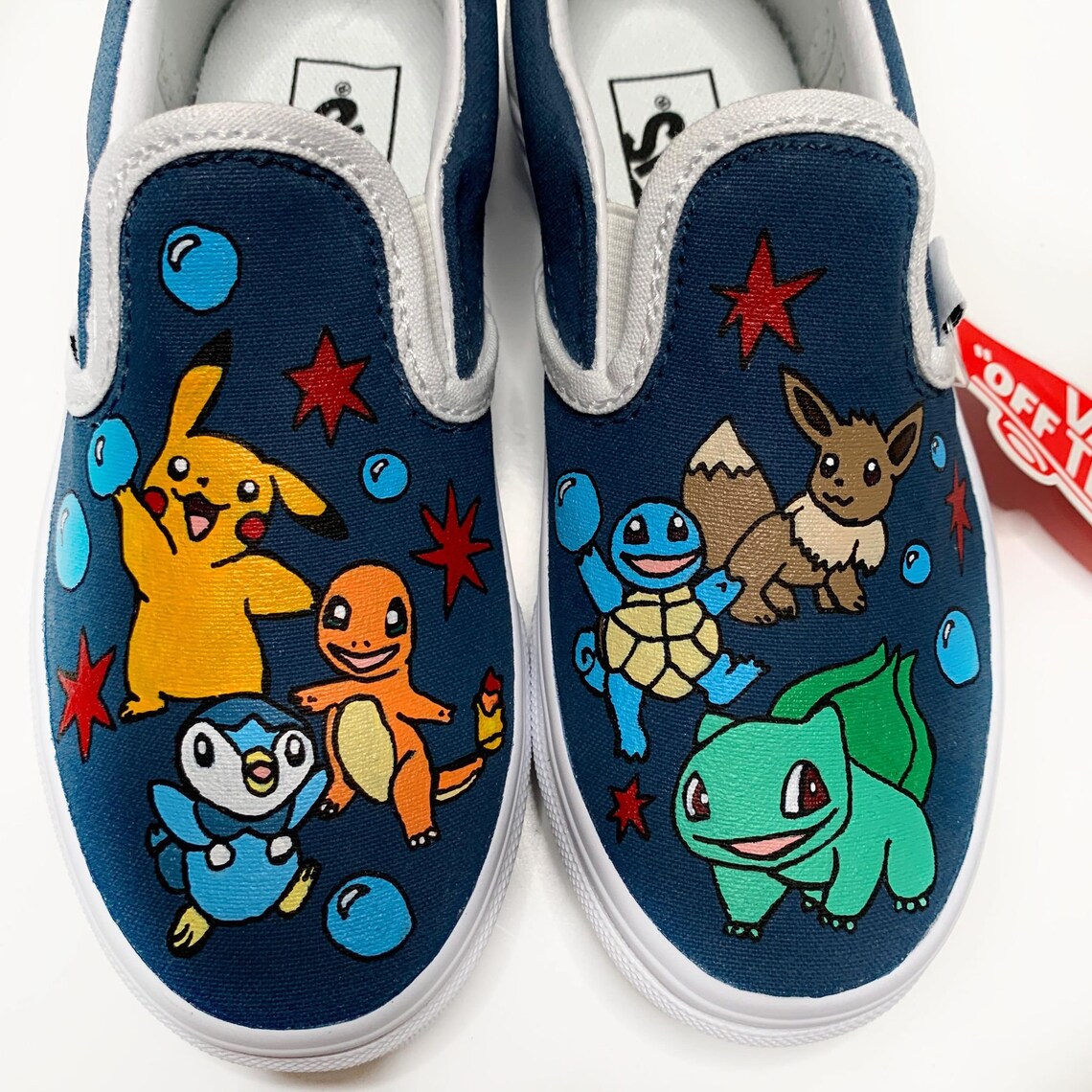 Custom Kids Pokemon Vans Shoes Toddler Pikachu | Etsy