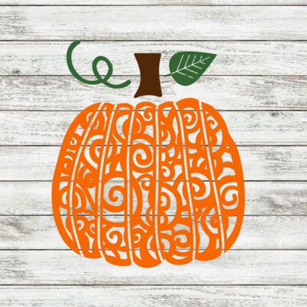 Pumpkin Vinyl Decal - Etsy