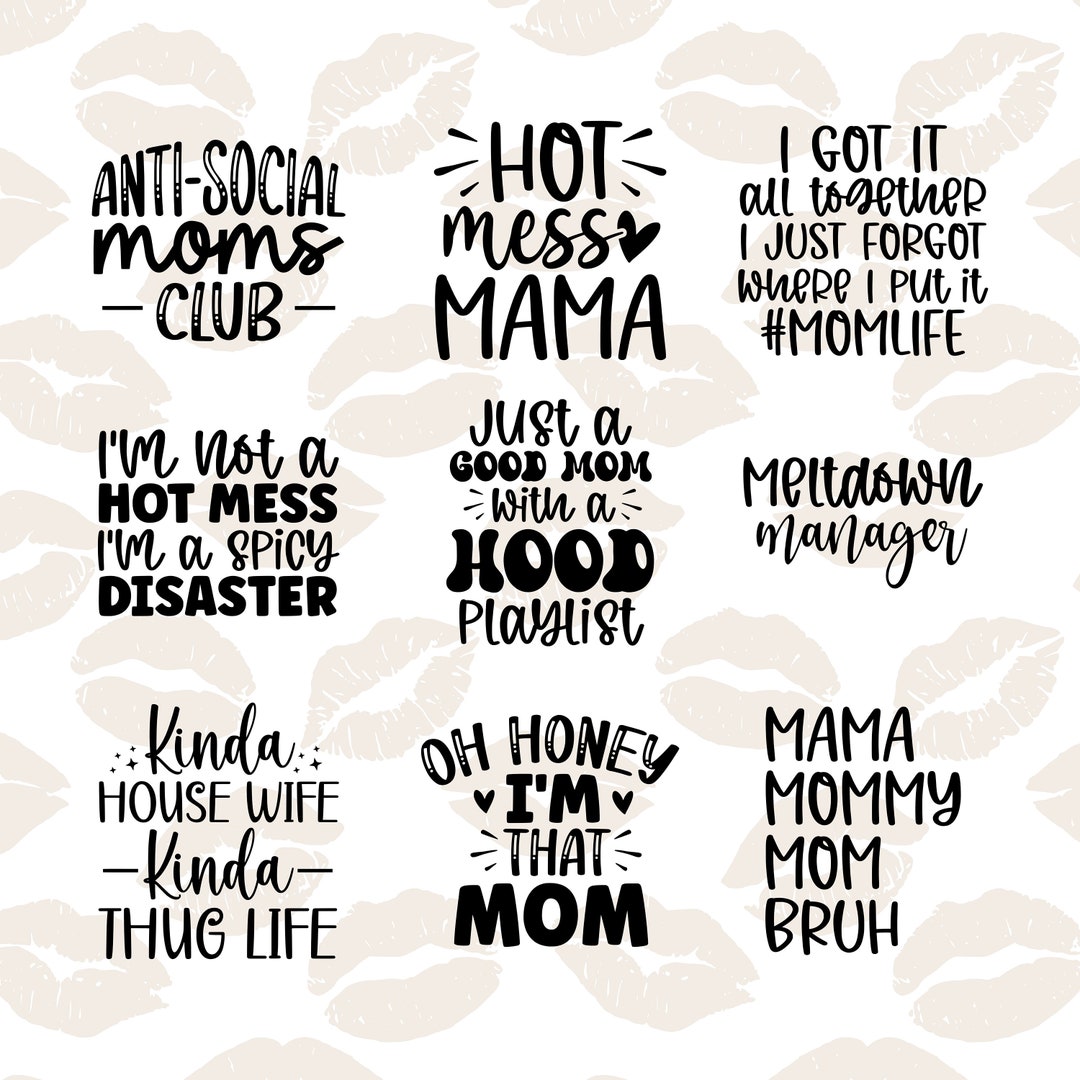 Mom Vinyl Decal - Funny Mom Decals - Mom Stickers - Mom Life Decal ...