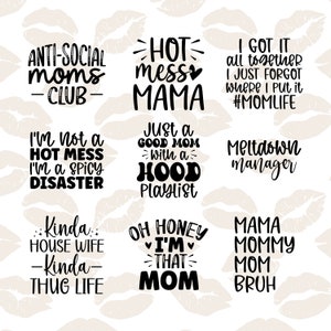 Mom Vinyl Decal - Funny Mom Decals - Mom Stickers - Mom Life Decal ...