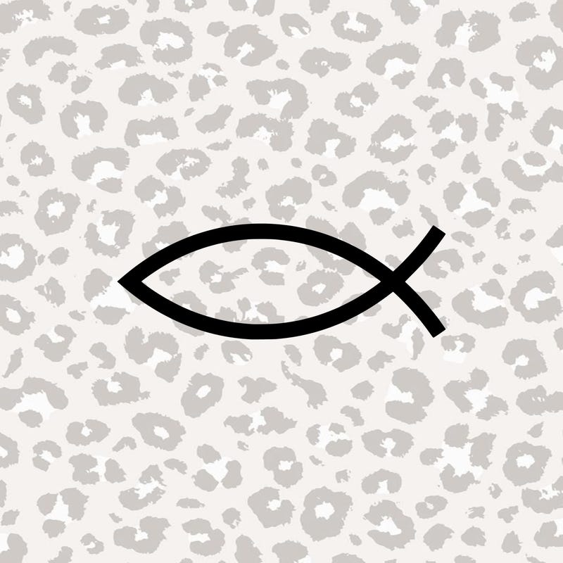 Jesus Fish Decal - Etsy