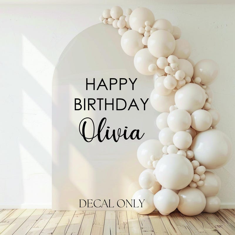 Vinyl Decal Backdrop Stickers - Etsy