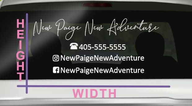 Custom Business Car Decal Custom Vinyl Decal Business Logo - Etsy