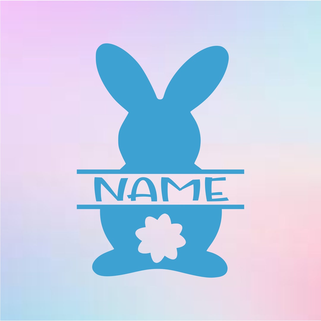Easter Bunny Name Decal - Vinyl Decal - Easter Decal - Easter Bunny ...