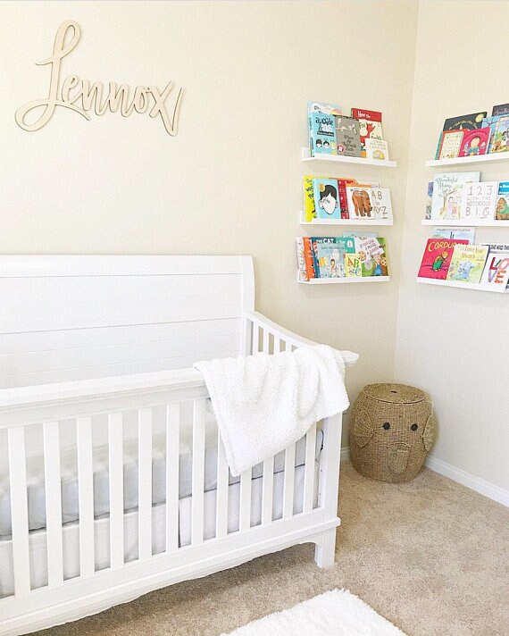 Custom Name Sign for Nursery Wall Decor UNFINISHED ONLY | Etsy