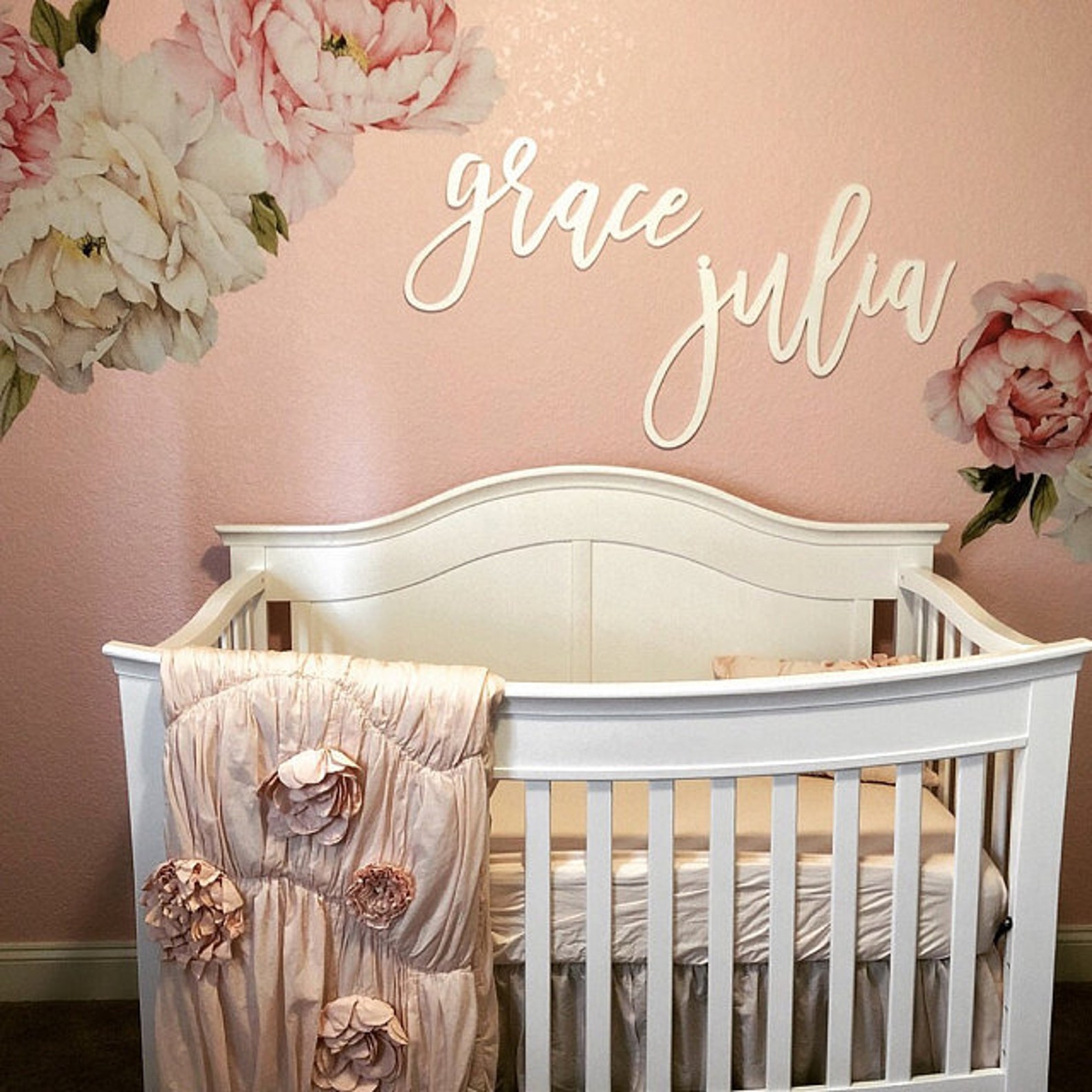 Baby Name Sign Backdrop Sign Birthday Name Sign Nursery | Etsy