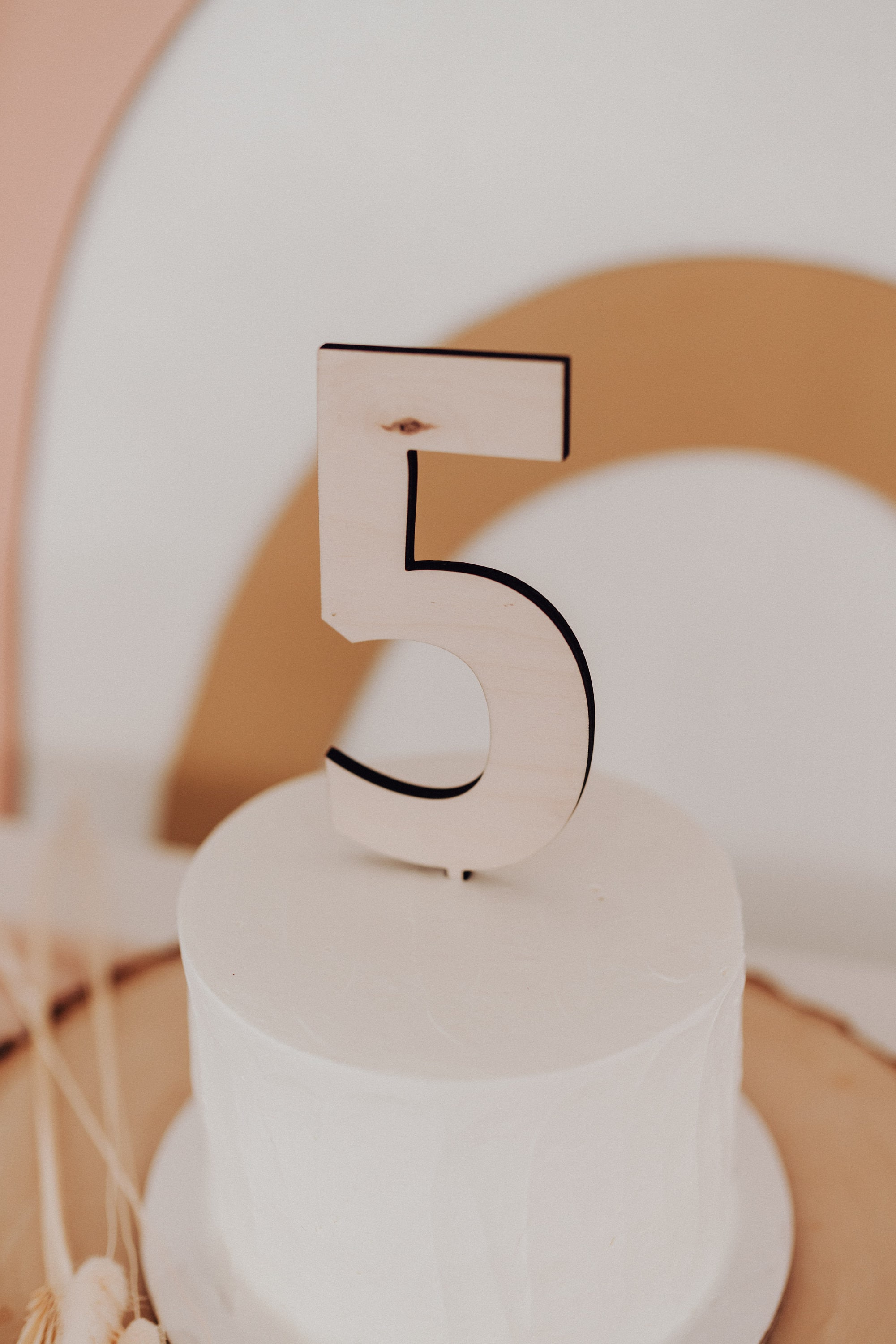 5 Cake Topper Birthday Cake Topper Custom Number - Etsy Canada