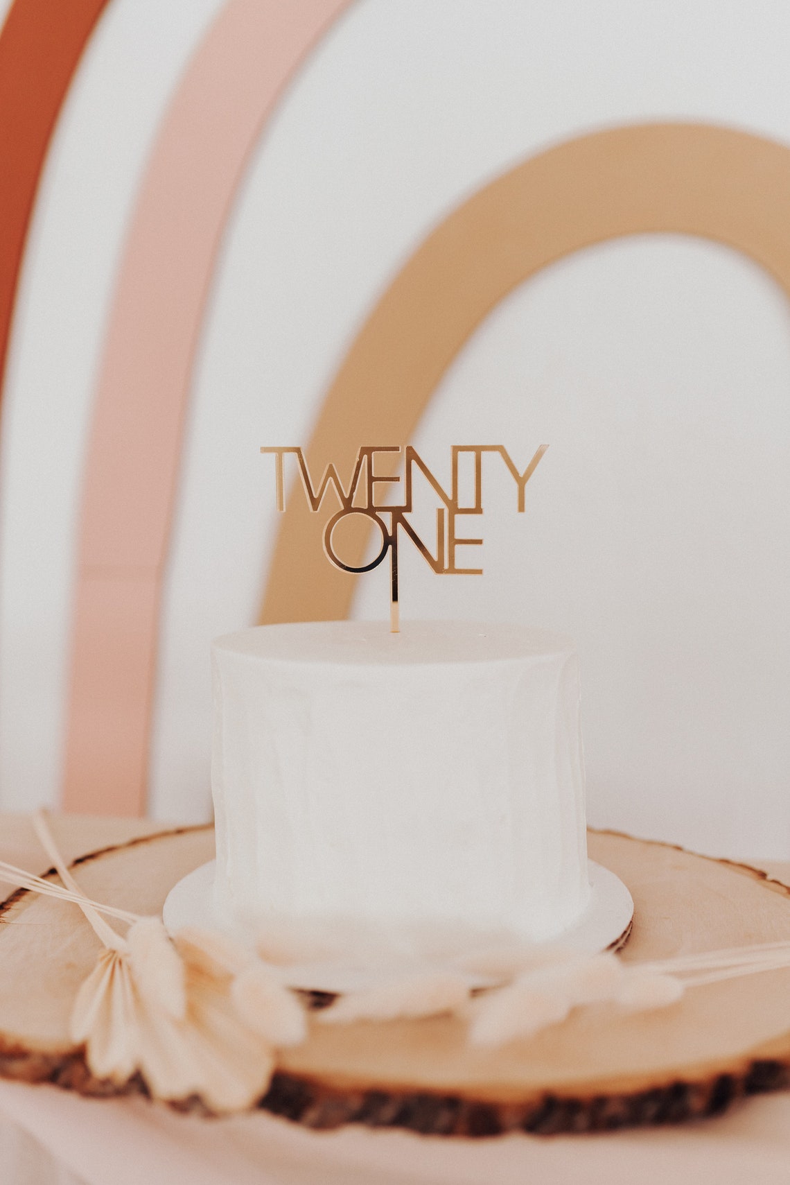TWENTY ONE Birthday Cake Topper - Etsy
