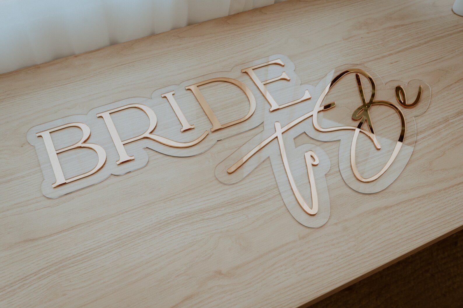 Bride to Be Backdrop Sign Double Layer Sign, Bridal Shower Sign ...